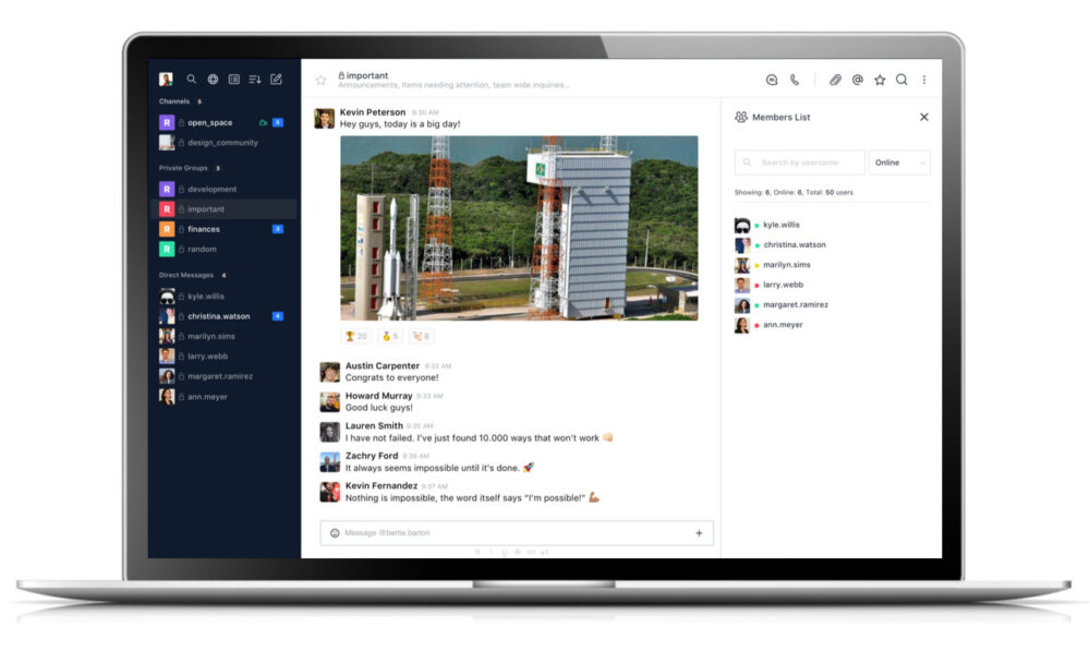 Team Chat Mit Rocket Chat